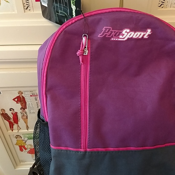 ProSport | Bags | Nwt Prosport Purple Gray And Pink Backpack | Poshmark